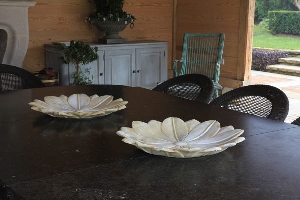 Dining-Table-in-Belgium-Fossil-Stone – Chichester Stone Works