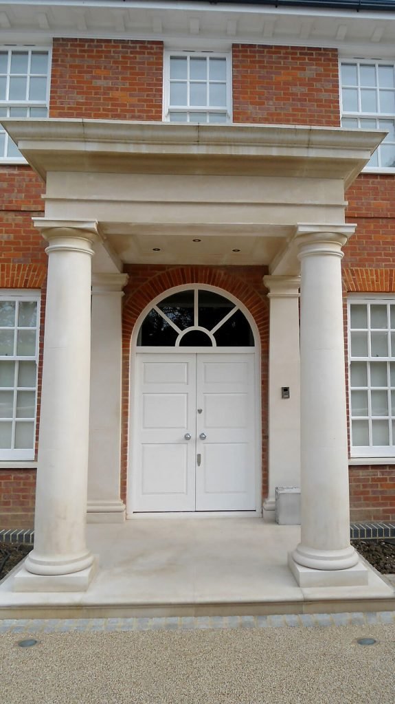 Stone-Portico-in-Portland-Stone-(3) – Chichester Stone Works
